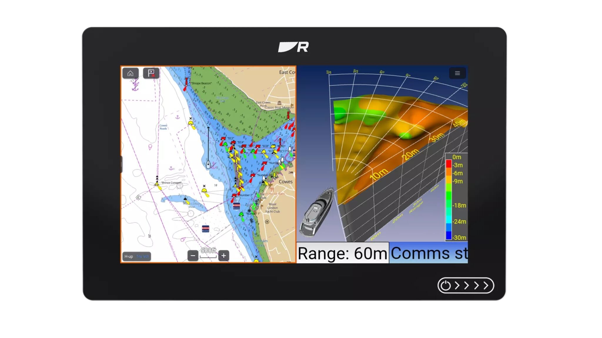 Echopilot forward looking sonar integration with Raymarine Axiom ...